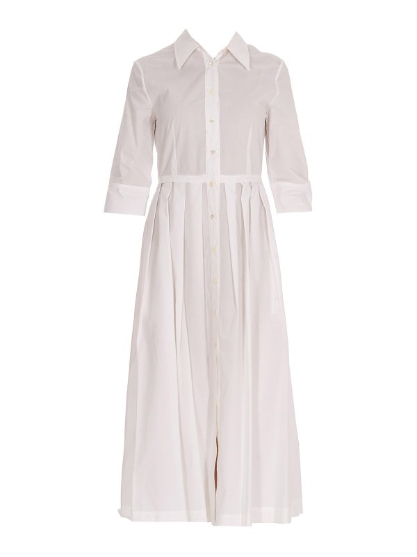 Jucca - Cotton shirt dress - maxi dresses - J3317019U001 | iKRIX.com