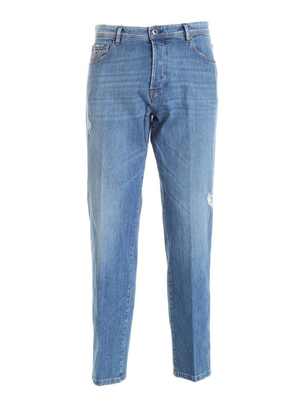 Flared jeans Peserico - Ripped jeans in blue - R54525C009477986