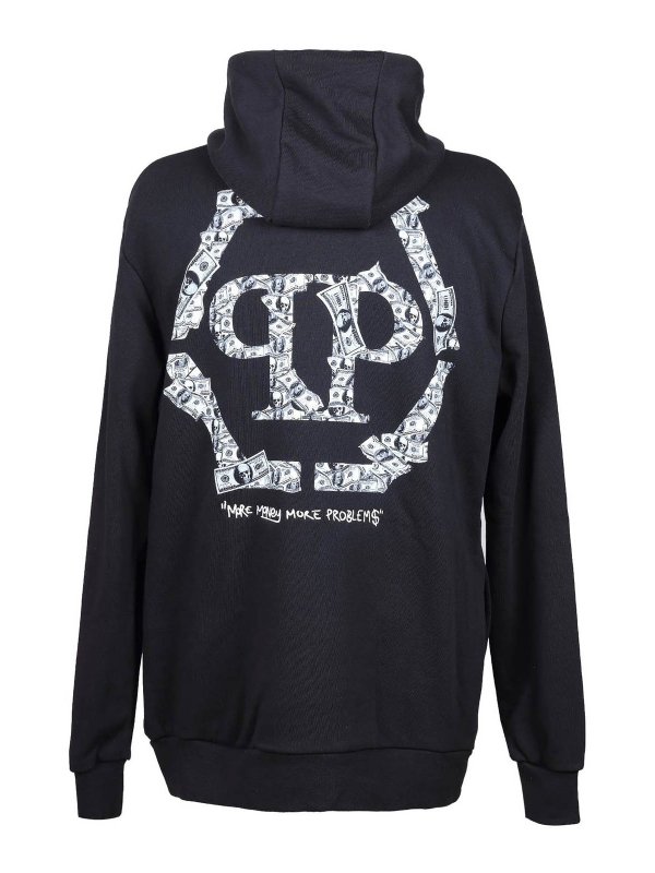Felpe e maglie Philipp Plein - Felpa con logo sul petto - MJB2513PJO002N Felpe e maglie Philipp Plein - Felpa con logo sul petto - MJB2513PJO002N
