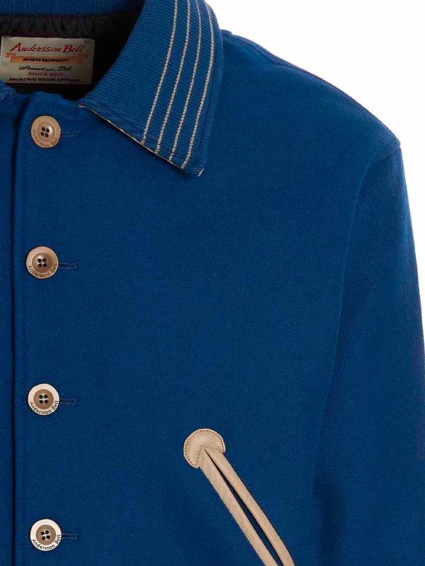 Casual jackets Andersson Bell - Wool varsity jacket - AWA483MBLUE