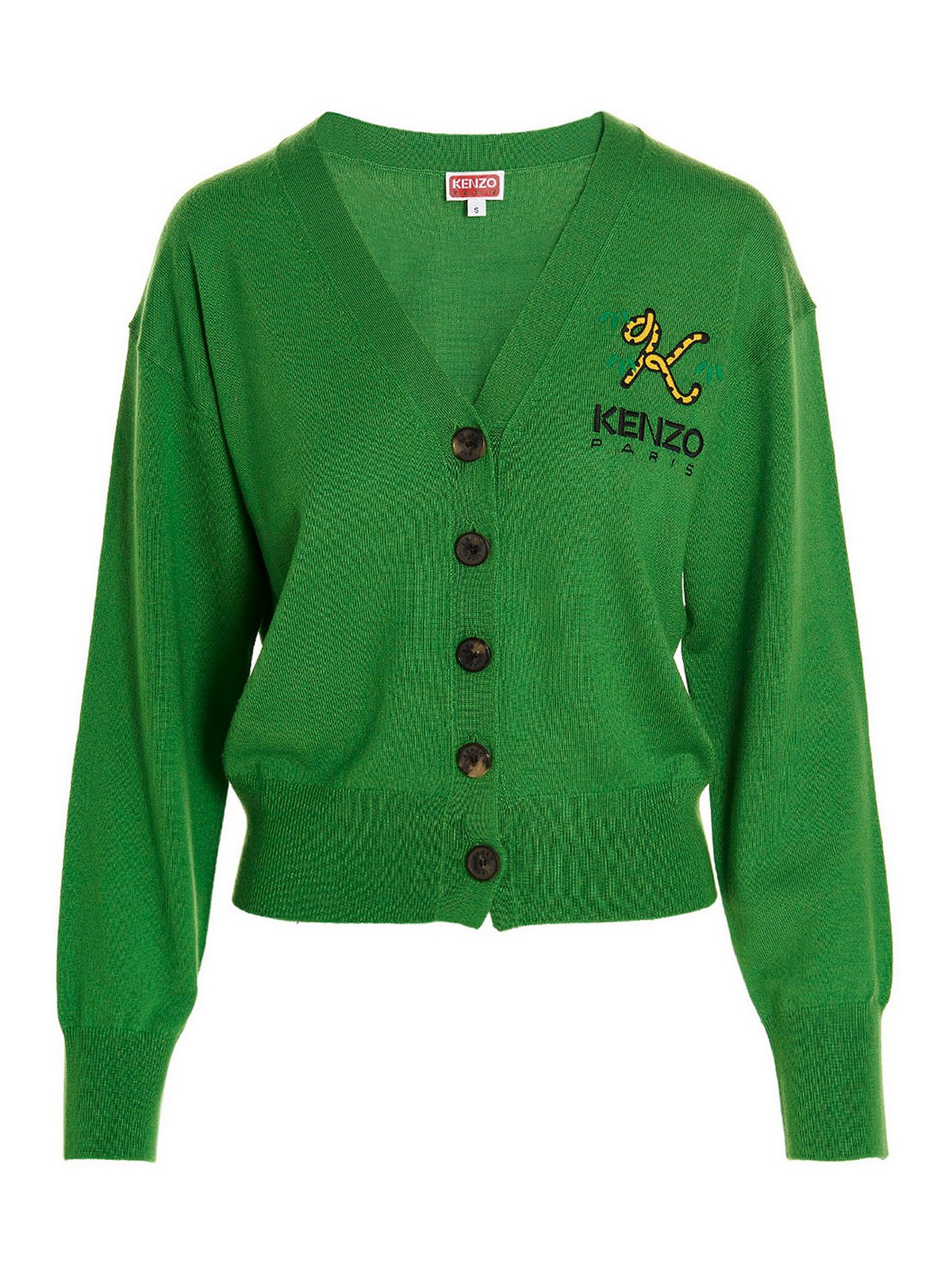 Cardigans Kenzo - Logo embroidery cardigan - FC62CA3413LA57 | iKRIX.com