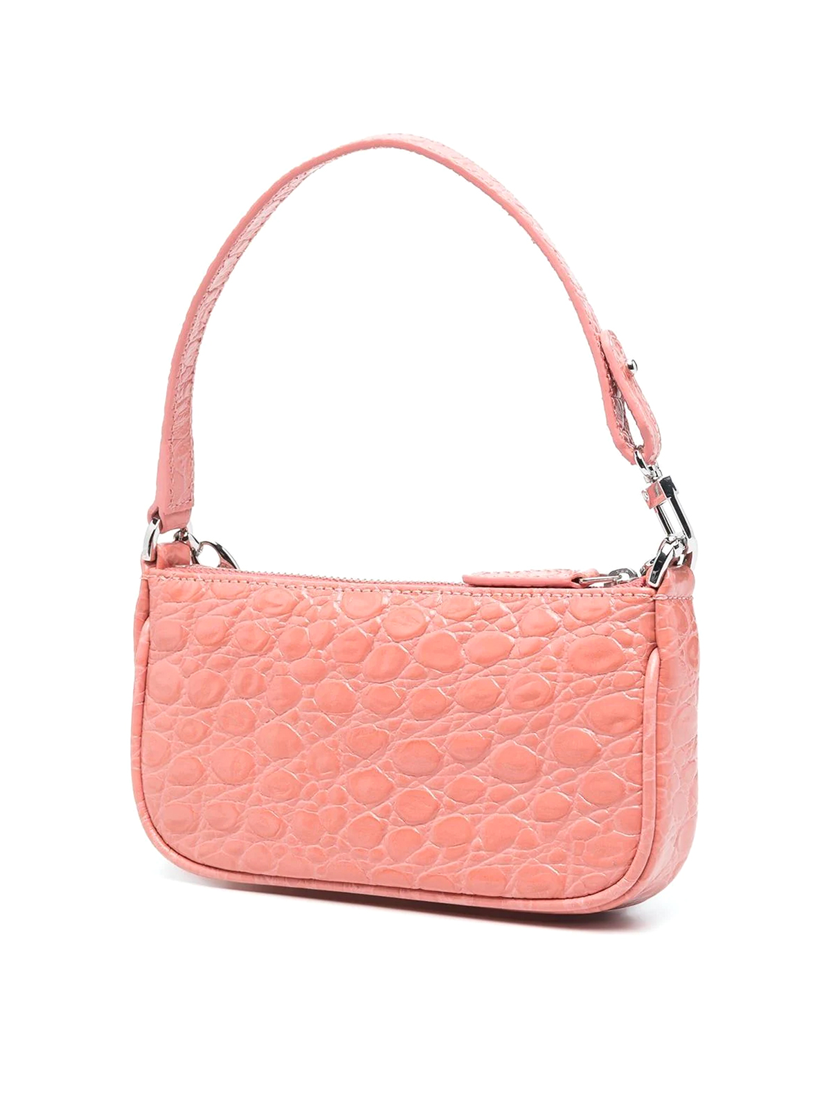 Totes bags By Far - Mini Rachel chain shoulder bag salmon ...