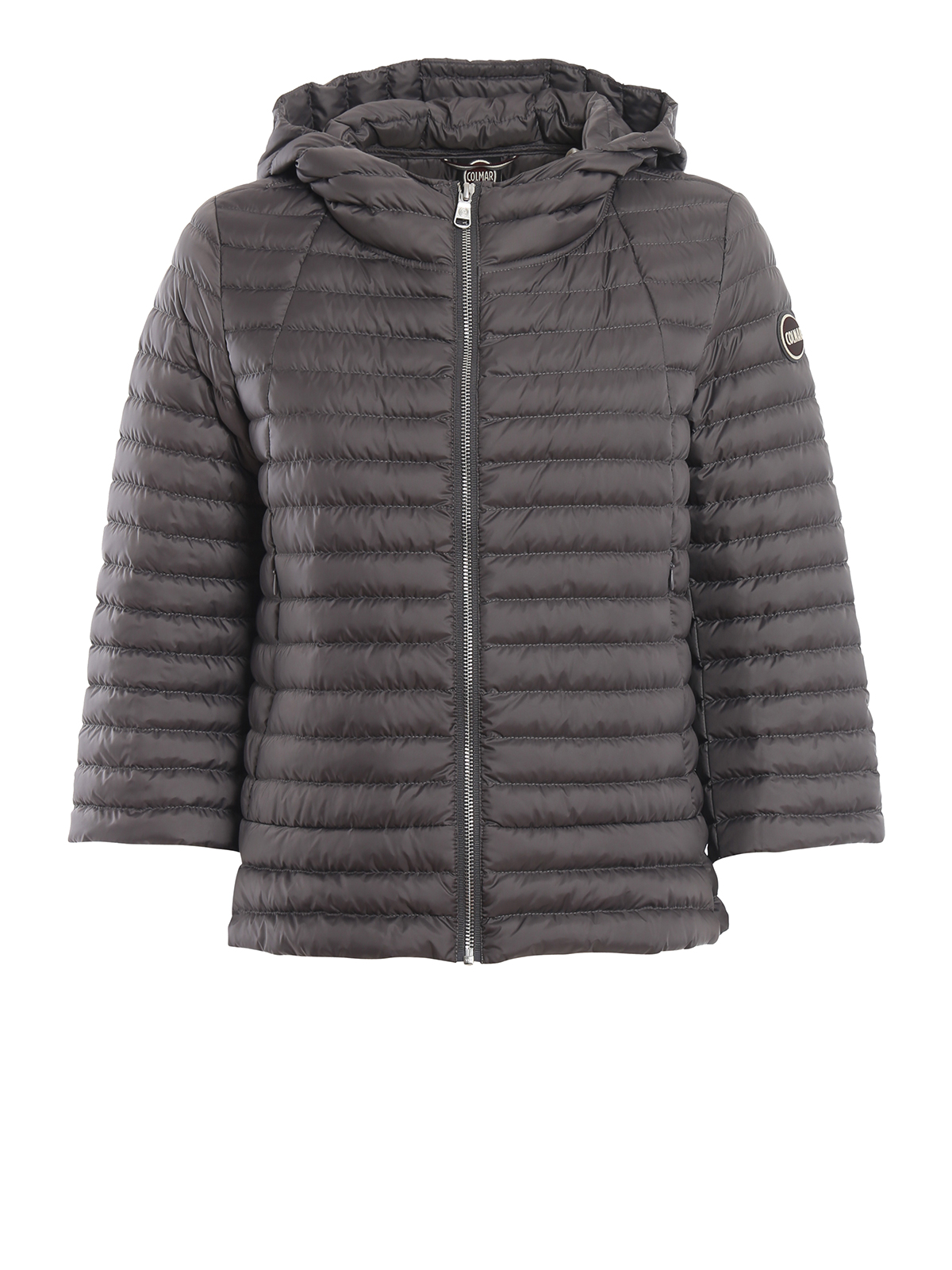 Colmar Originals Hooded A Line Grey Puffer Jacket Padded Jackets