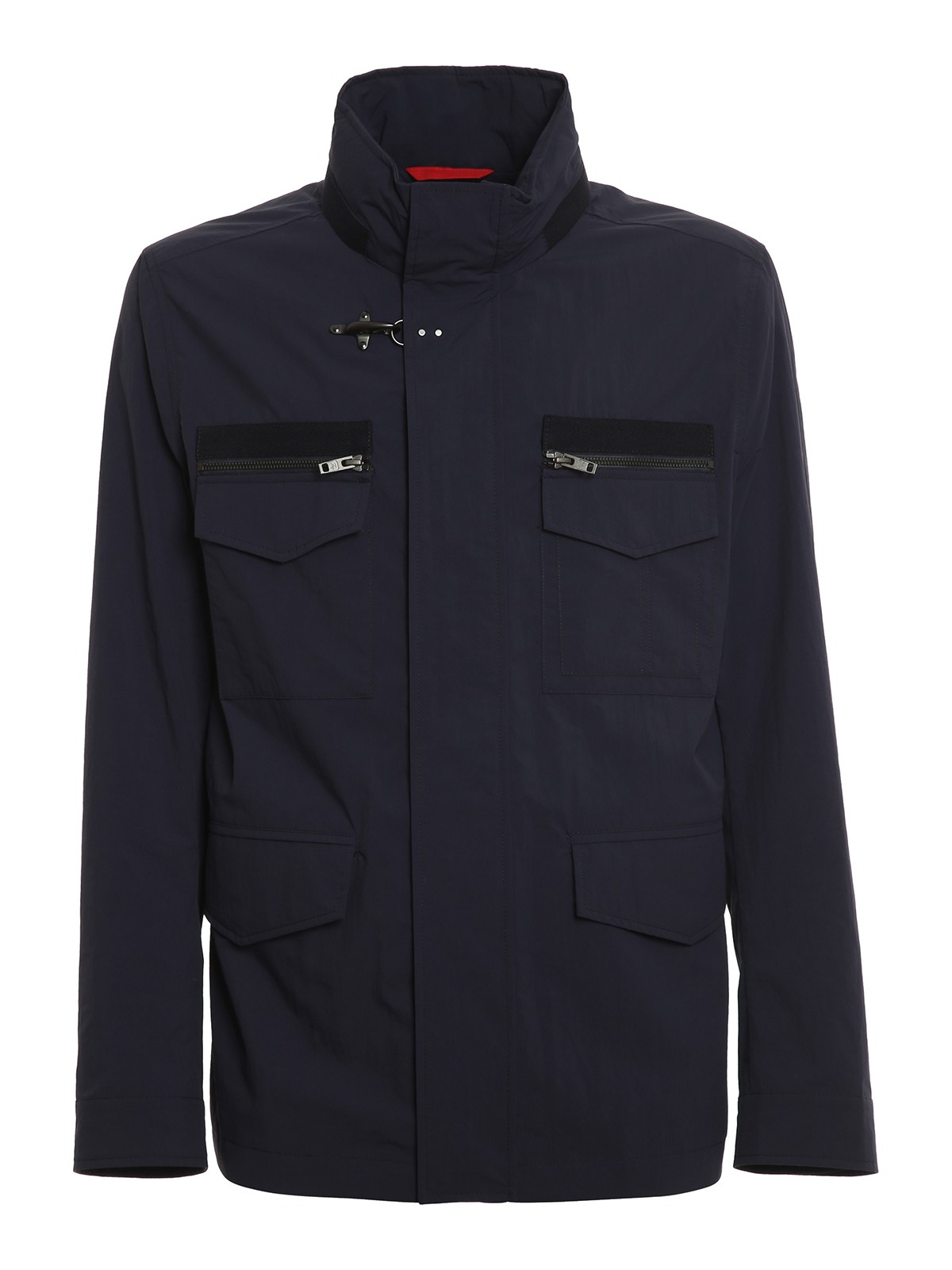 Fay Field Jacket In Dark Blue | ModeSens
