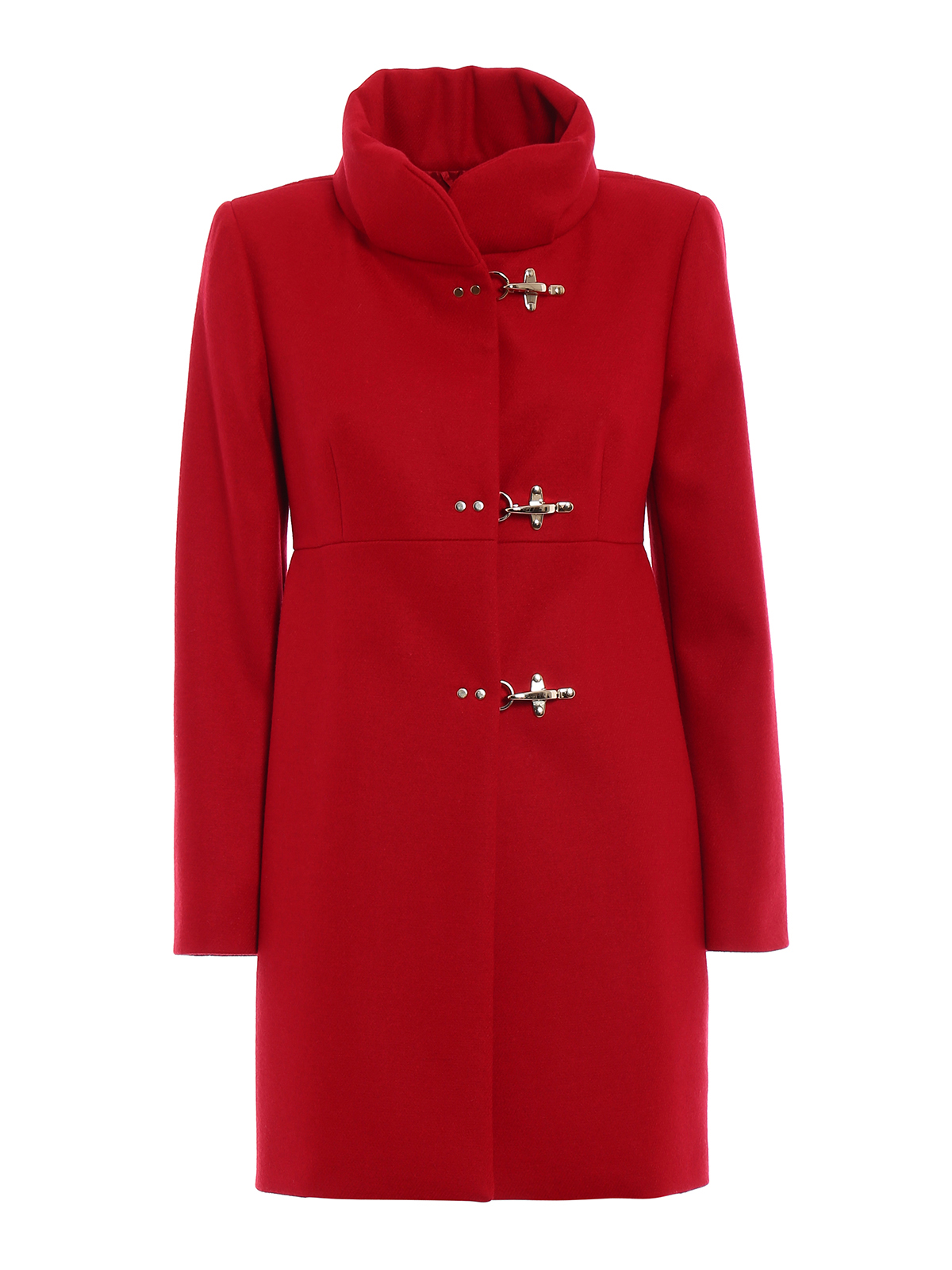 Short coats Fay - Romantic red wool cloth coat - NAW5035Y050HAPR800 Short coats Fay - Romantic red wool cloth coat - NAW5035Y050HAPR800