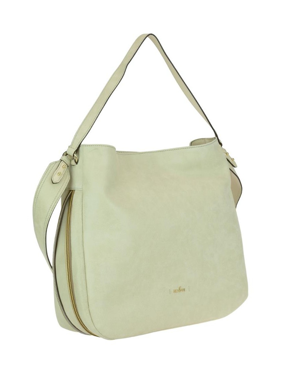 Shoulder bags Hogan - Hobo beige leather shoulder bag - KBW00RE2300IJR187F