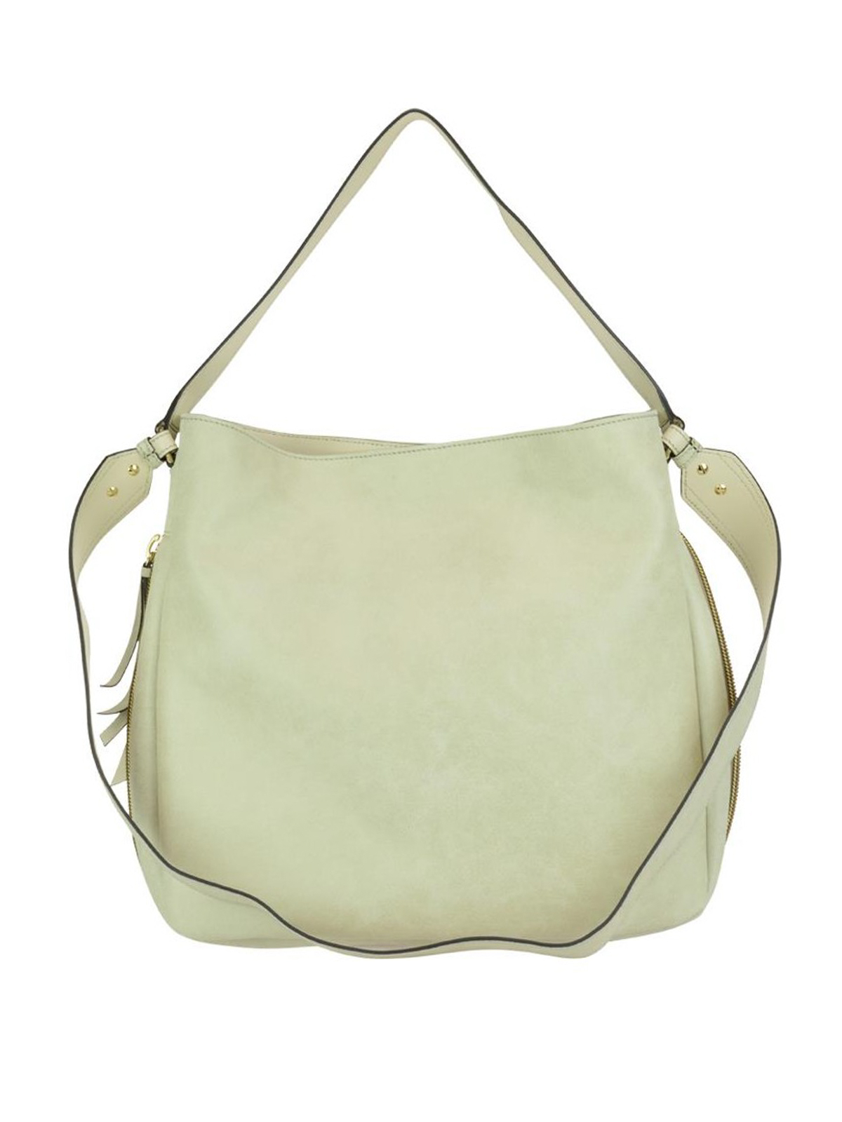 Shoulder bags Hogan - Hobo beige leather shoulder bag - KBW00RE2300IJR187F