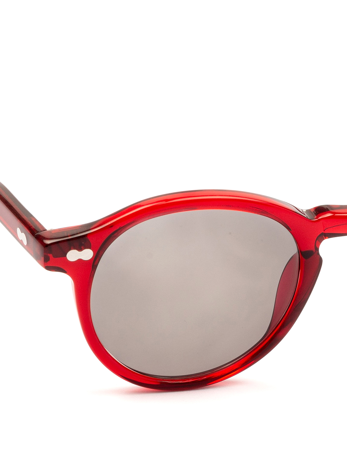 Moscot - Miltzen grey lens red sunglasses - sunglasses - MILTZEN RUBY01GRI