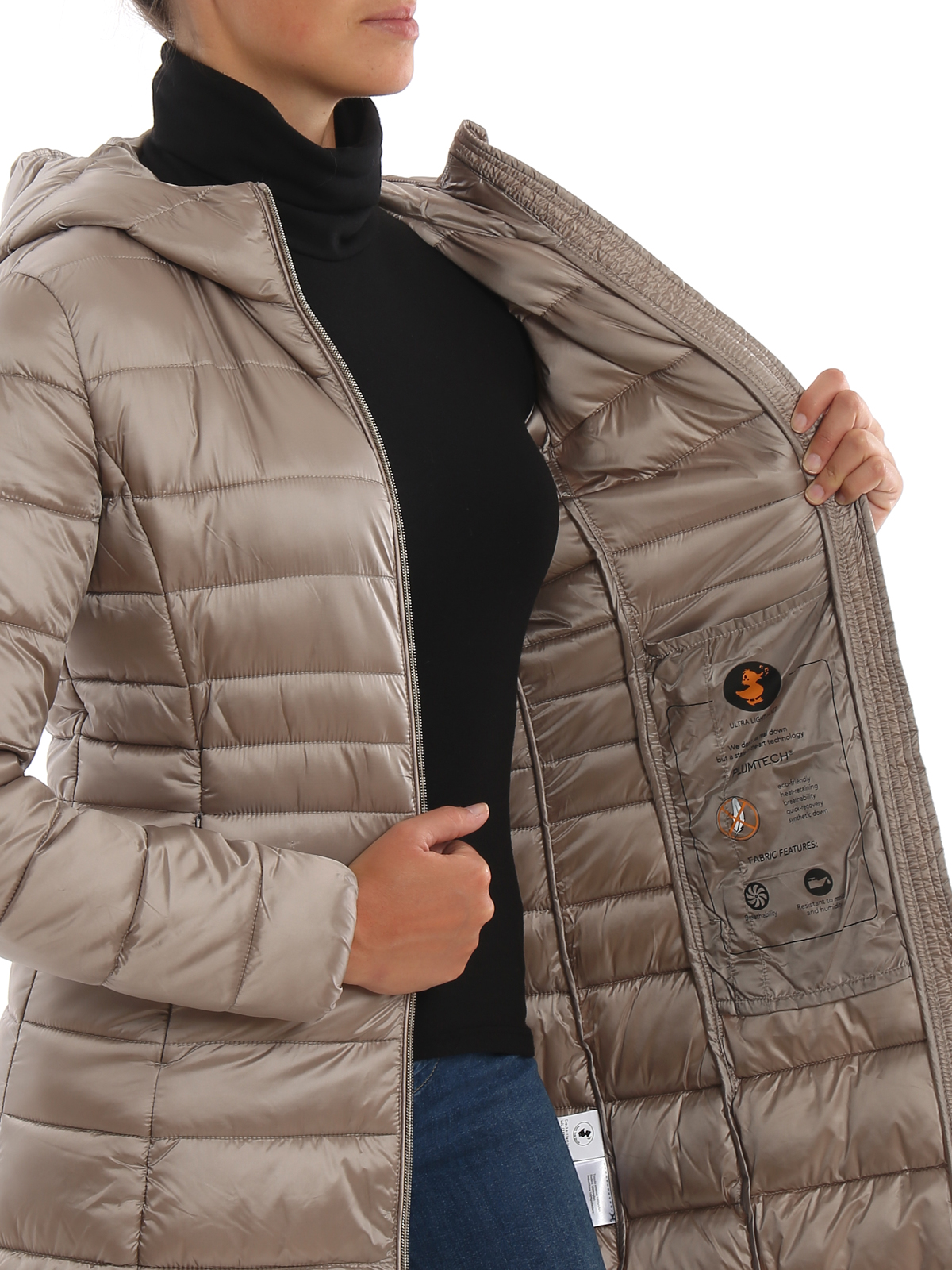Padded coats Save the Duck - Ultra light breathable hooded padded coat ... Padded coats Save the Duck - Ultra light breathable hooded padded coat ...