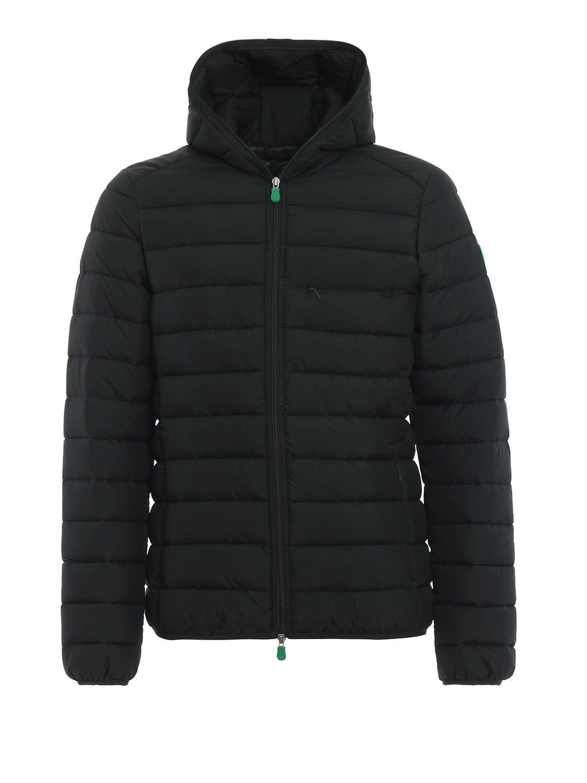 Padded Jackets Save The Duck Recycled Dark Green Puffer Jacket
